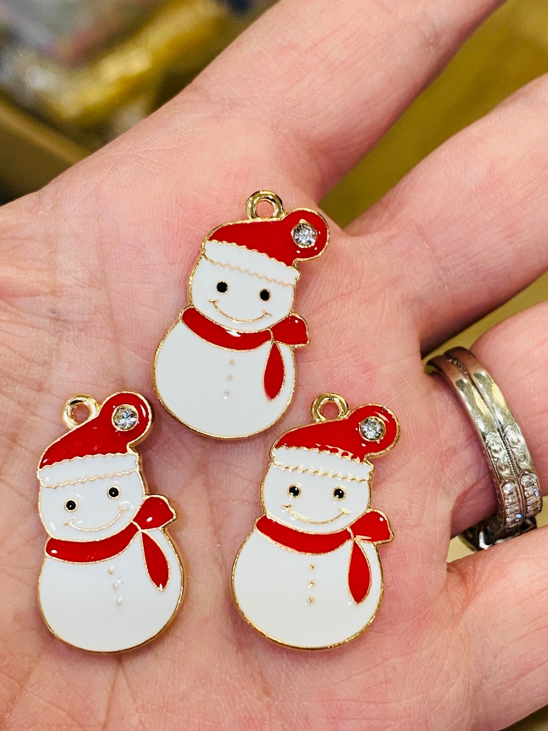 Enamel Snowman Charms, Jewelry Charms, Charm Bracelets, Christmas ...