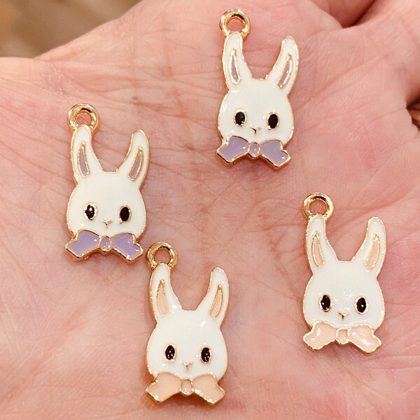 Enamel Bunny Rabbit - Etsy