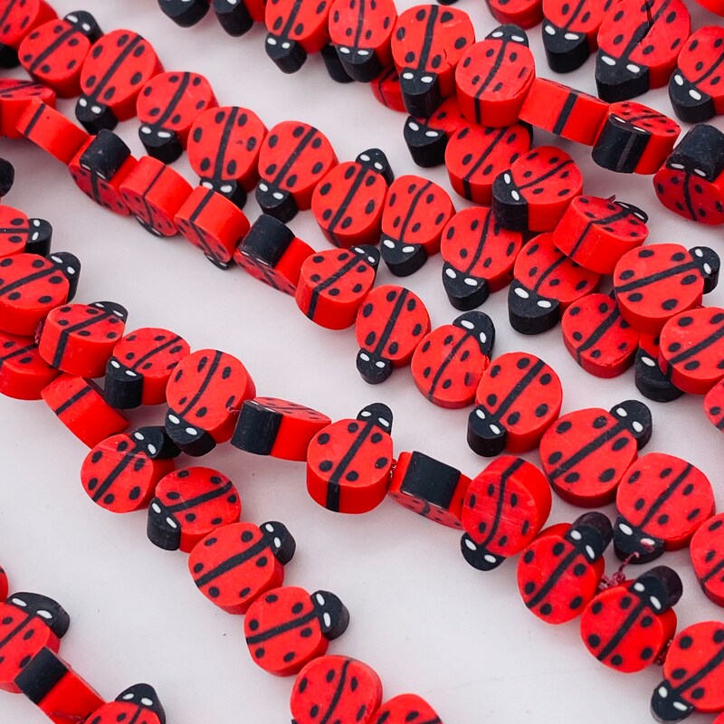 Ladybug Beads - Etsy
