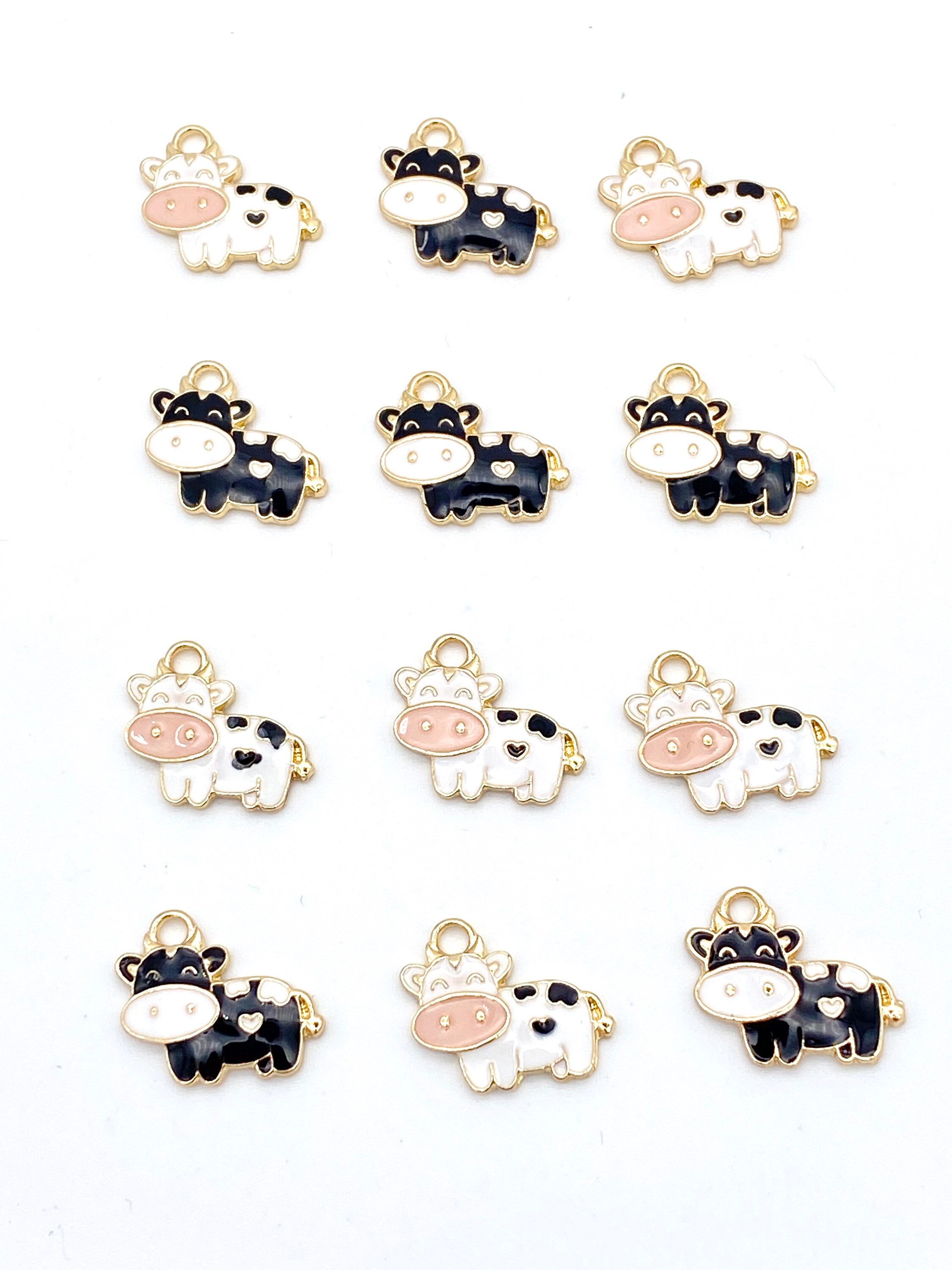 Enamel Charms, Cow Charms, Animal Charms, Cute Charms, Charm Bracelets ...