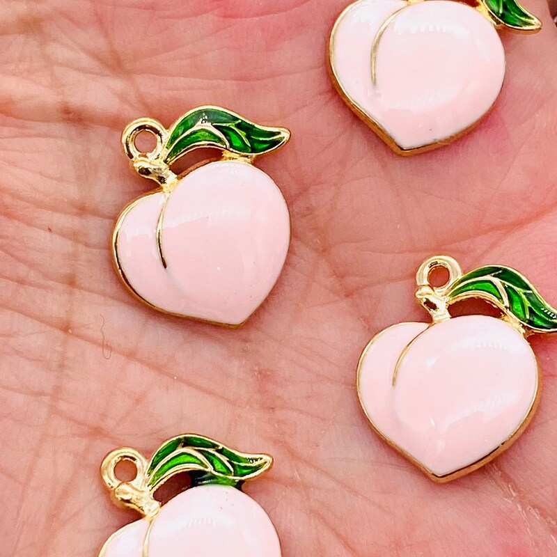 Peach Charms - Etsy