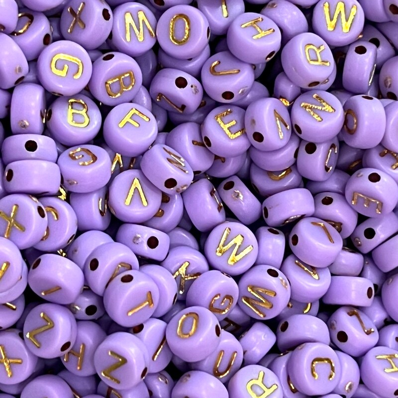 Alphabet Beads - Etsy