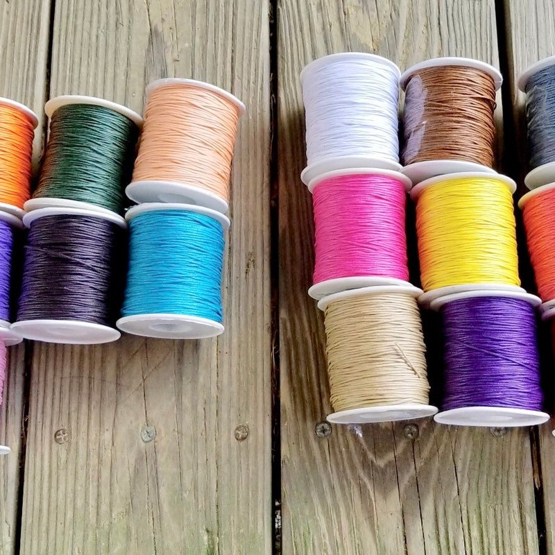 1mm Wax Cotton Cord - Etsy