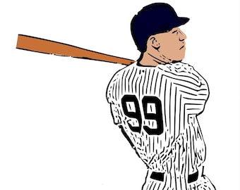 Aaron Judge Svg | Etsy