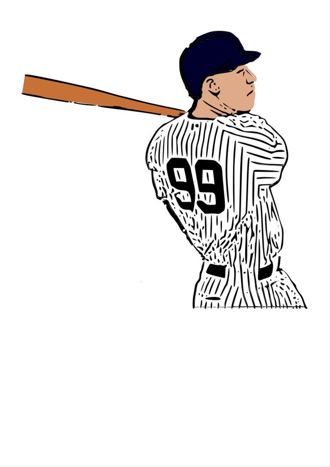 Aaron Judge 99 SVG Instant Download - Etsy