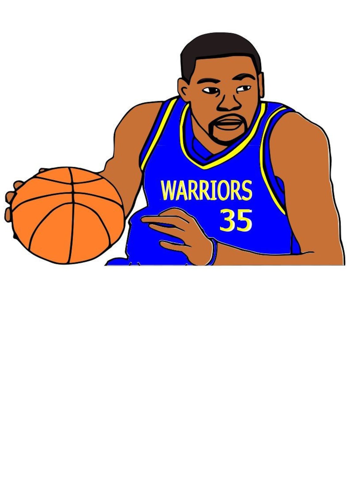 SVG File NBA Kevin Durant - Etsy