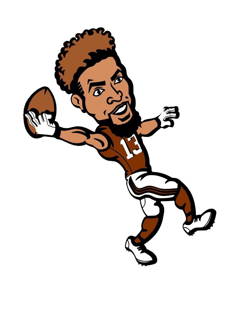 Odell Beckham JR SVG Instant Download - Etsy