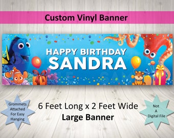 Finding nemo banner | Etsy