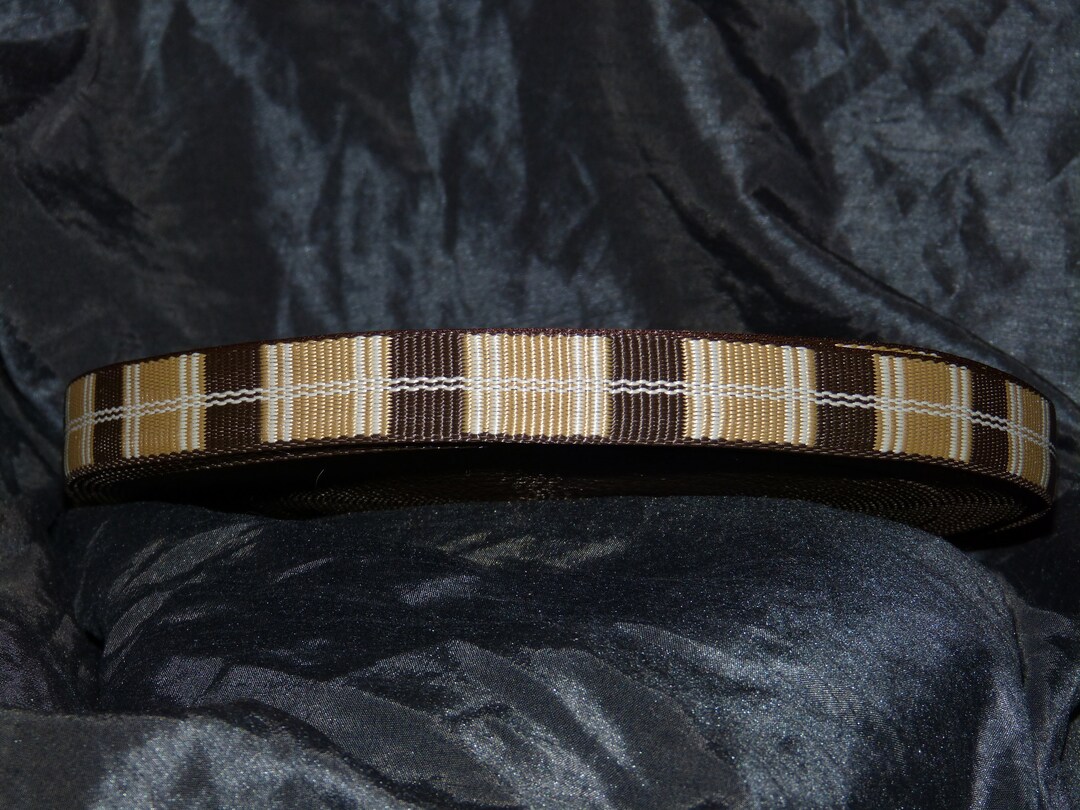 Pattern Webbing Check Beige 25 Mm - Etsy