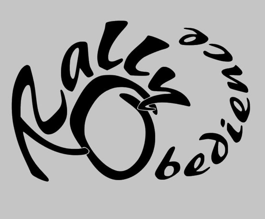 Sticker Rally Obedience Monochrome - Etsy Singapore