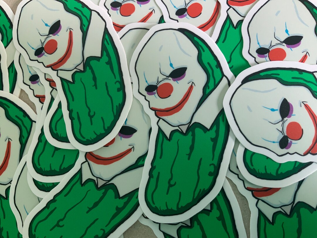 Pickle Chains Vinyl Matte Sticker - Etsy