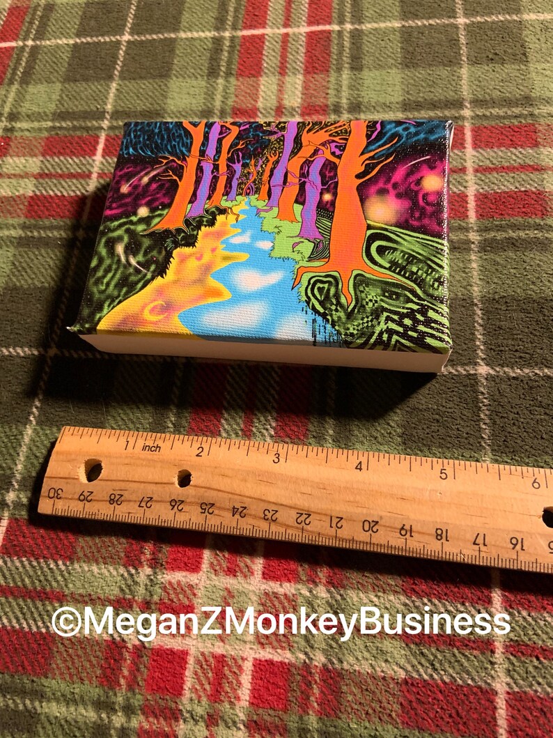 Trippy Trees Art Print - Etsy