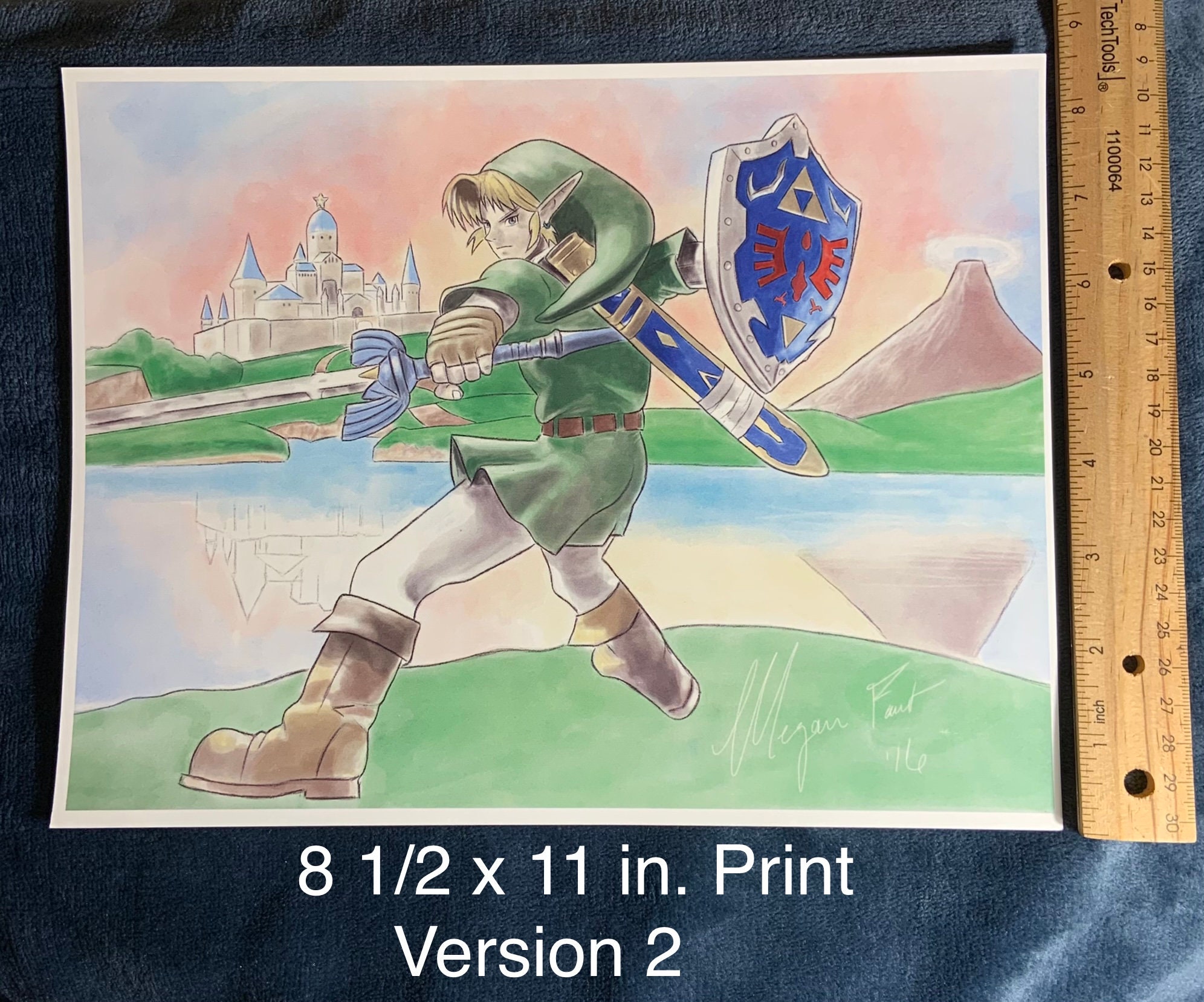 Zelda Link's Awakening Art Print - Etsy UK