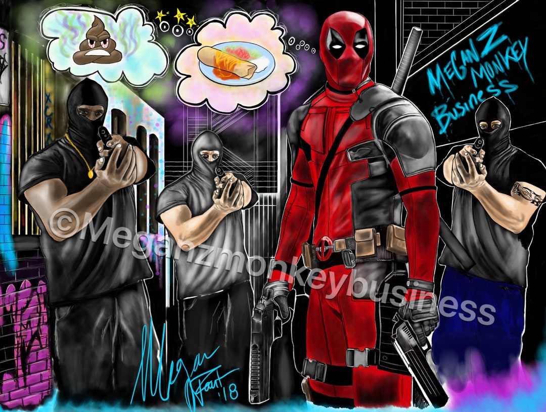 Deadpool Art Print - Etsy