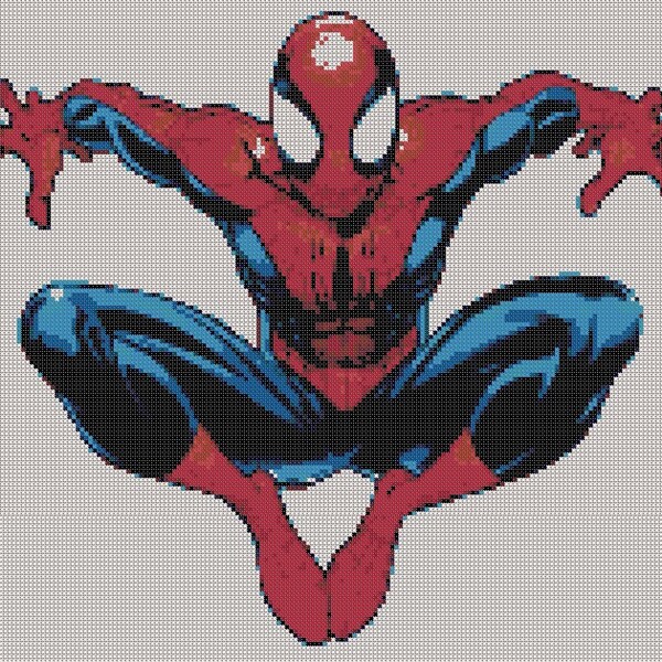 Super Hero Cross Stitch Pattern - Etsy