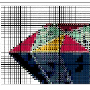 Diamond - Modern Cross Stitch Pattern (digital Format - PDF) - Etsy