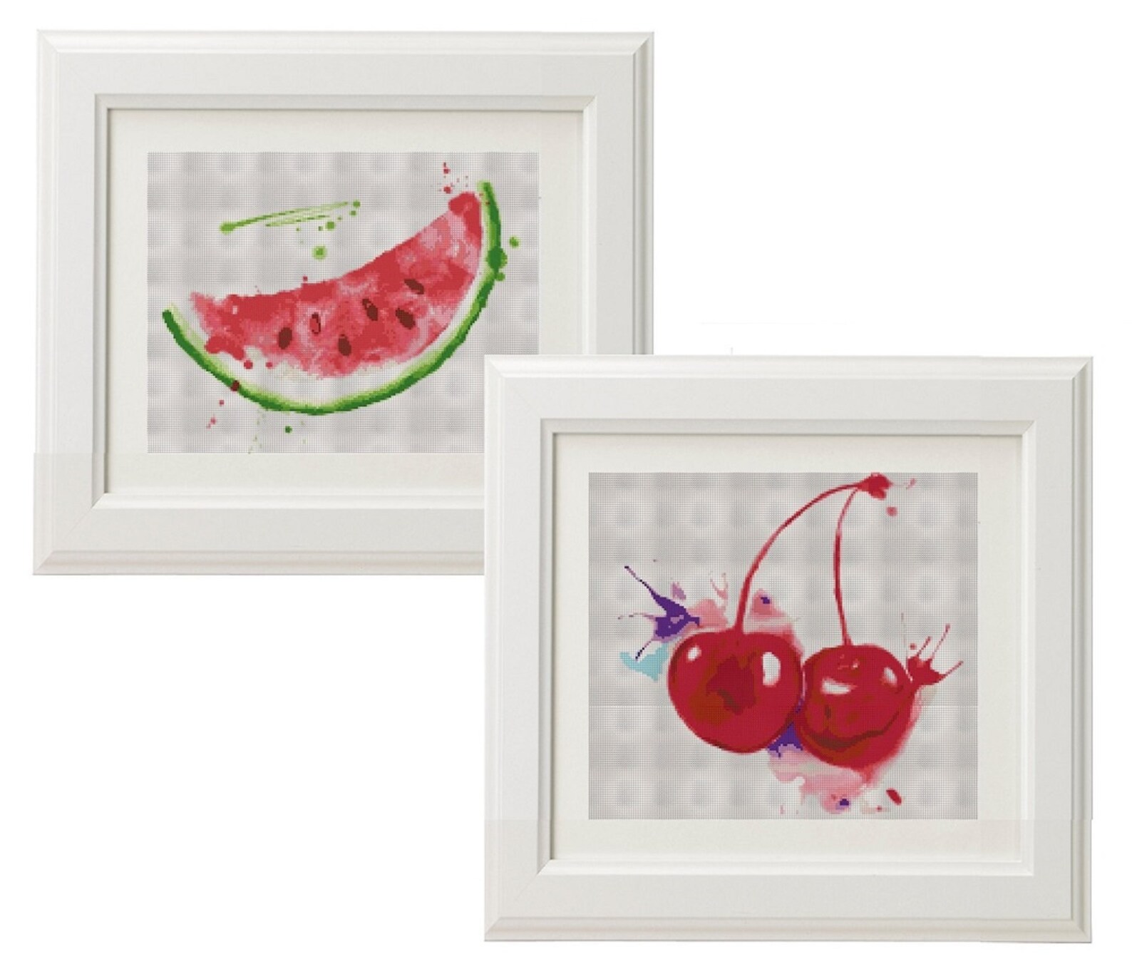 Watercolor Cross Stitch Watercolor Cross Stitch Pattern - Etsy