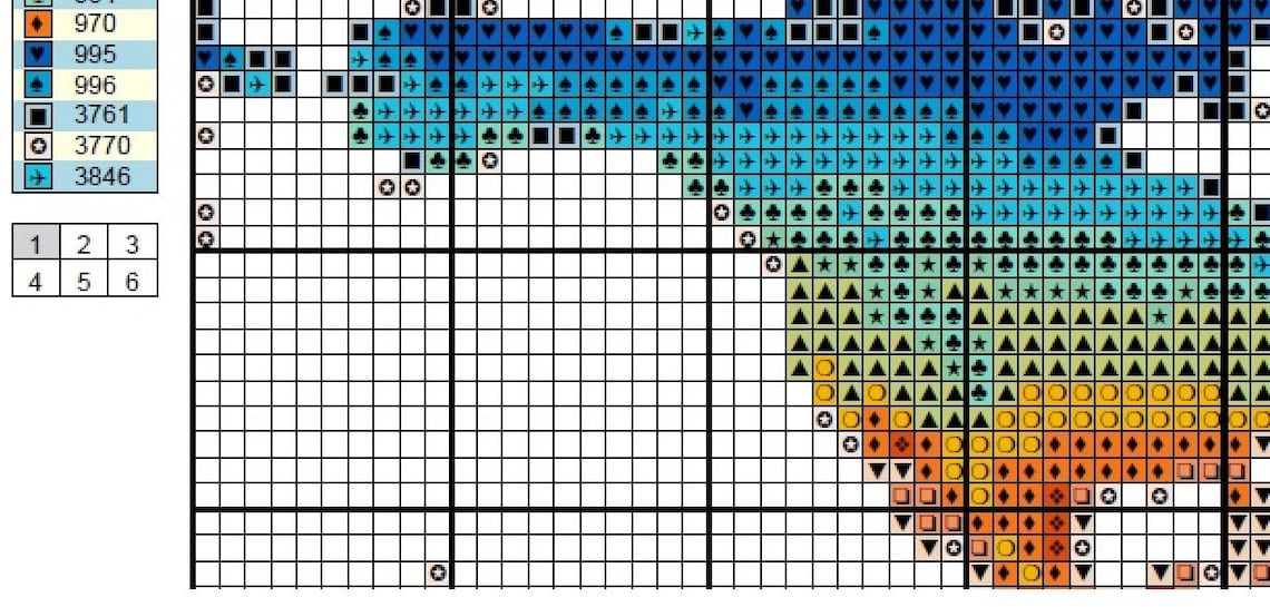 World Map Cross Stitch Pattern / Printable PDF Pattern / World - Etsy