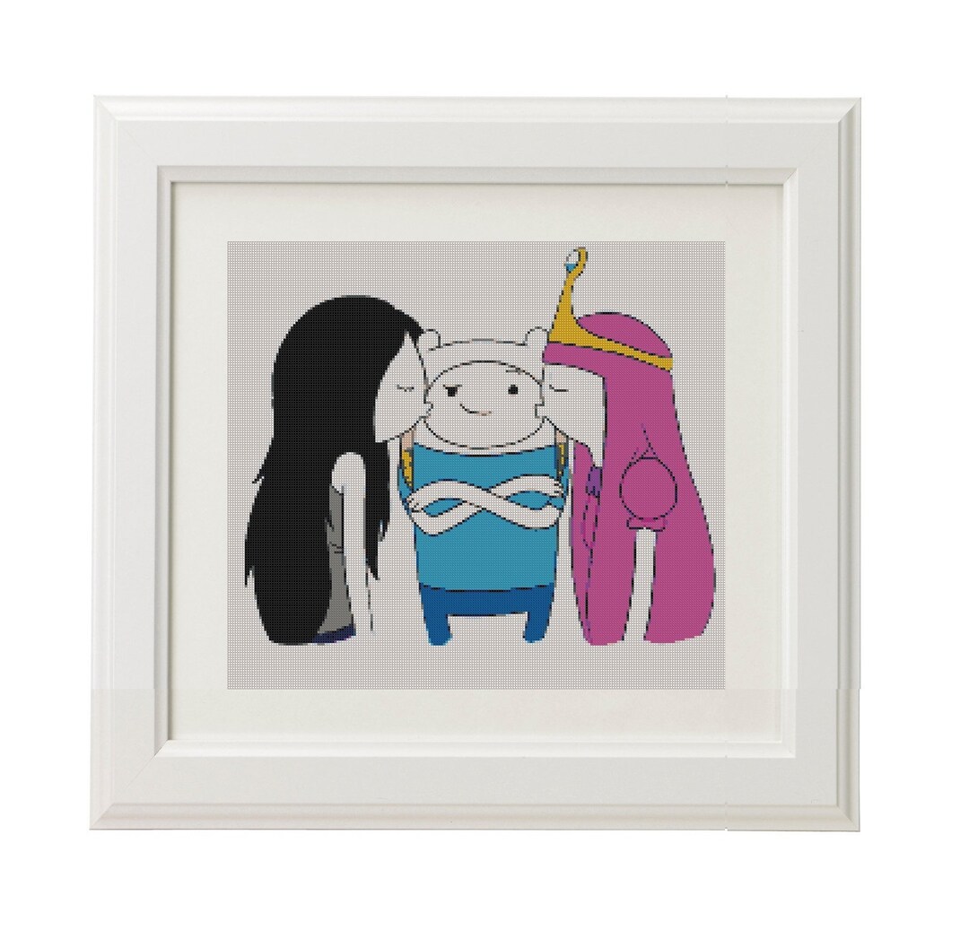 Adventure Time Cross Stitch Pattern, Movie Cross Stitch Room Decor ...