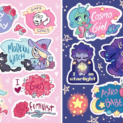 Pure Magic & Starlight Sticker Set - Etsy