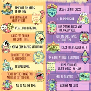 Dnd & RP Reward Stickers - Etsy