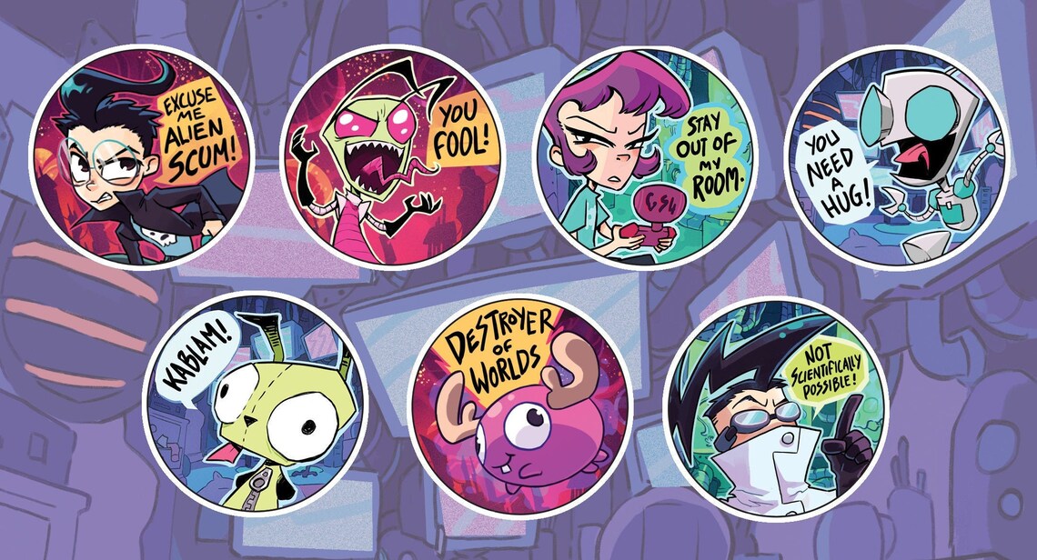 Invader Zim Pins - Etsy