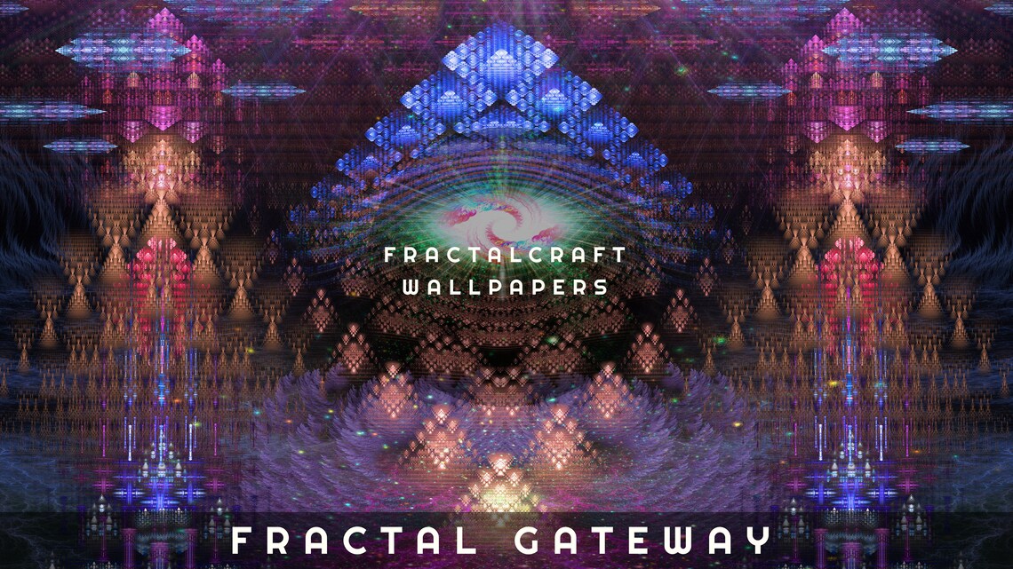 Fractal Gateway - Fractalcraft Fantasy Desktop Wallpapers. Hi-res ...