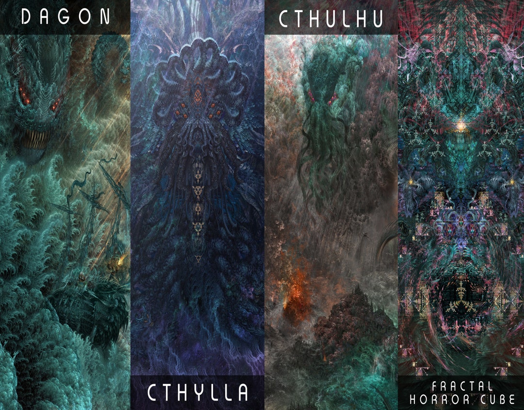Fractal Horror Cthulhu Mythos Desktop Wallpapers 3. Hi-res Images ...