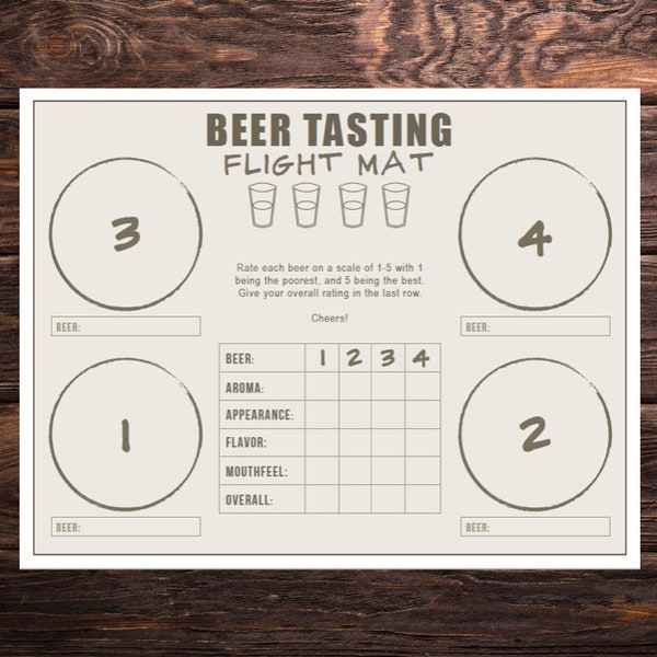 Beer Flight - Etsy