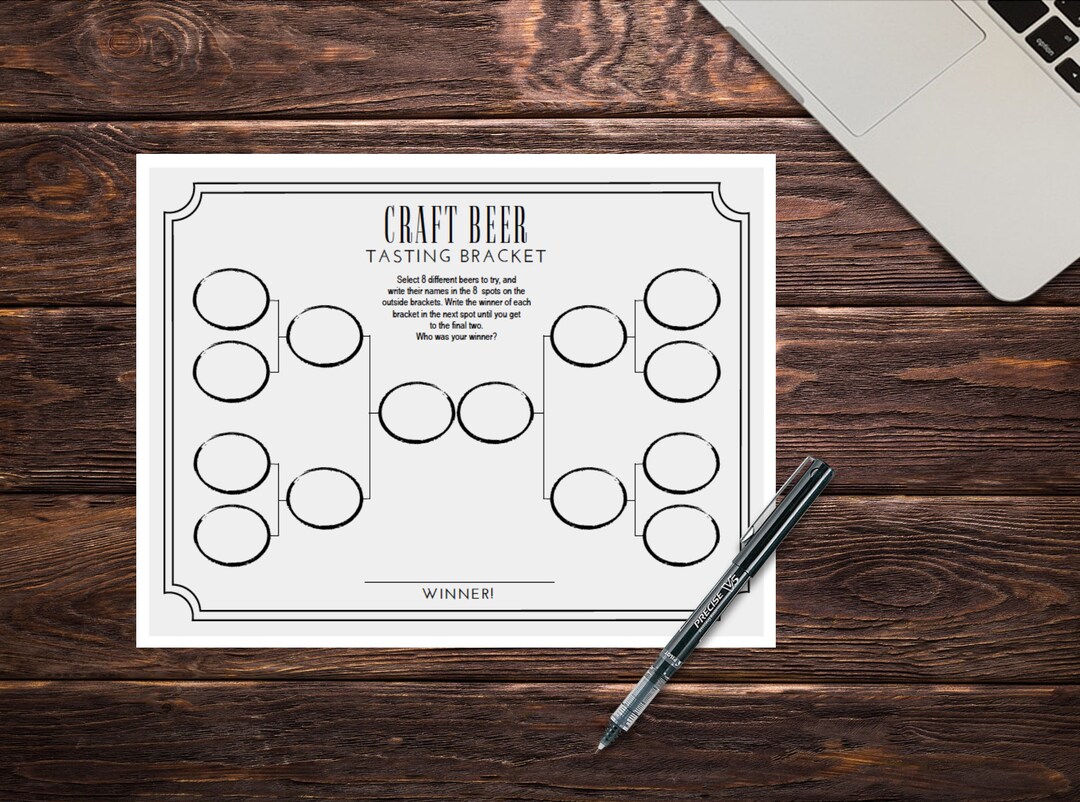 Craft Beer Tasting Party Bracket - Etsy