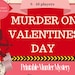 Valentine's Murder Mystery // 8 - 16 Players// Printable Murder Mystery ...