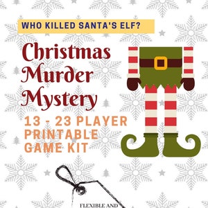 12 23 PLAYER Who Killed Santa's Elf // Christmas Murder Mystery ...