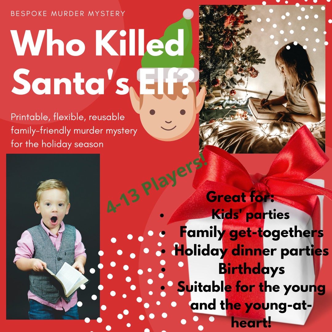 Who Killed Santa's Elf? // Family Friendly Christmas Murder Mystery ...