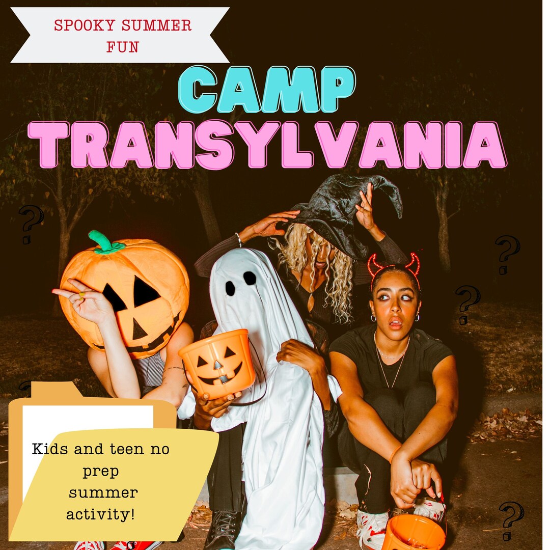 Spooky Fun at Camp Transylvania! Halloween Murder Mystery Game for Kids ...