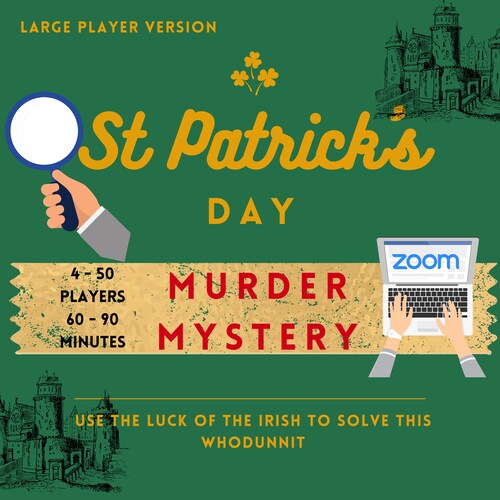 Irish Murder Mystery // St Patrick's Day Party Game // St - Etsy