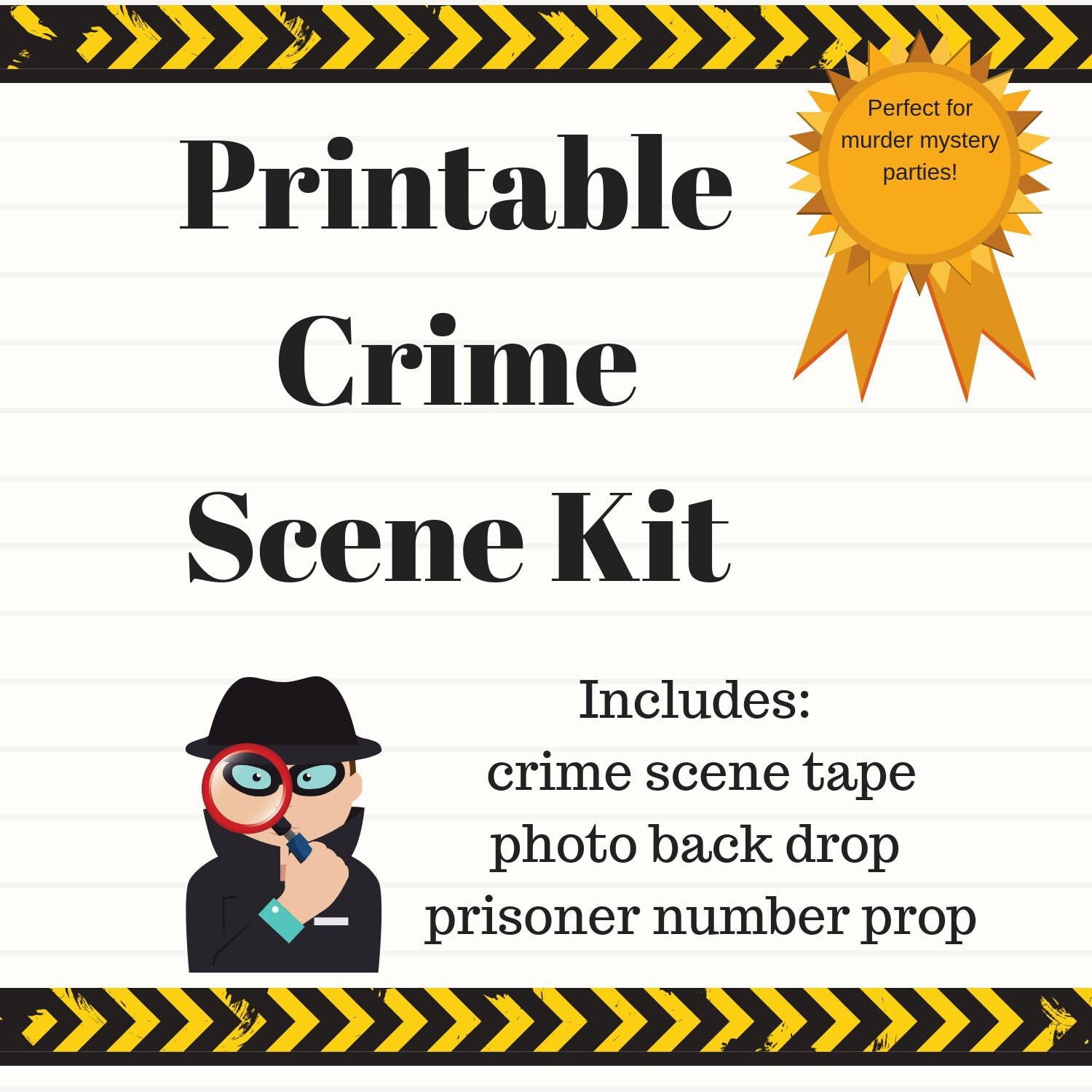 Crime Scene Tape Printable