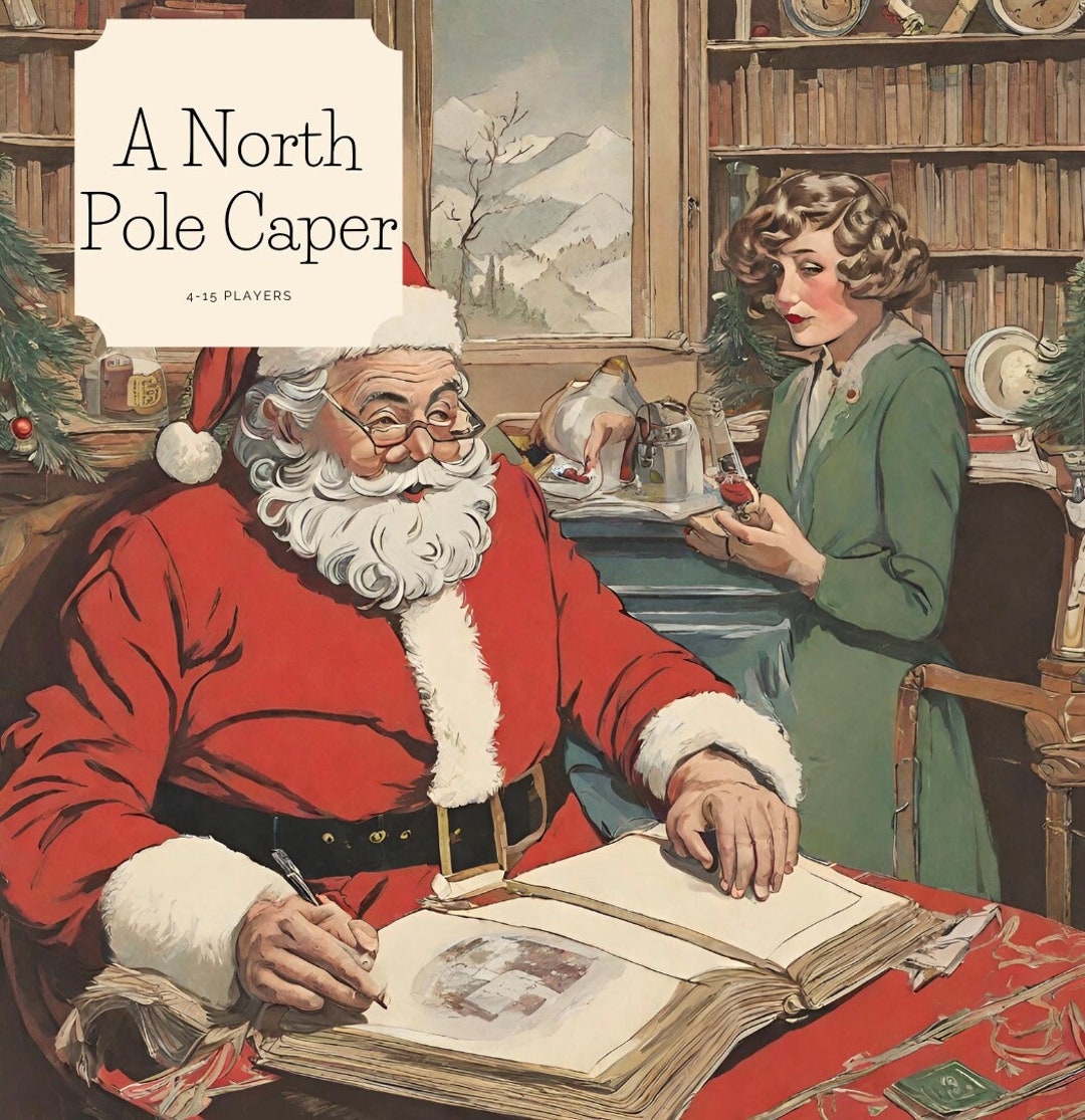 PREMIUM A North Pole Caper: Christmas Murder Mystery Game for Real Life ...