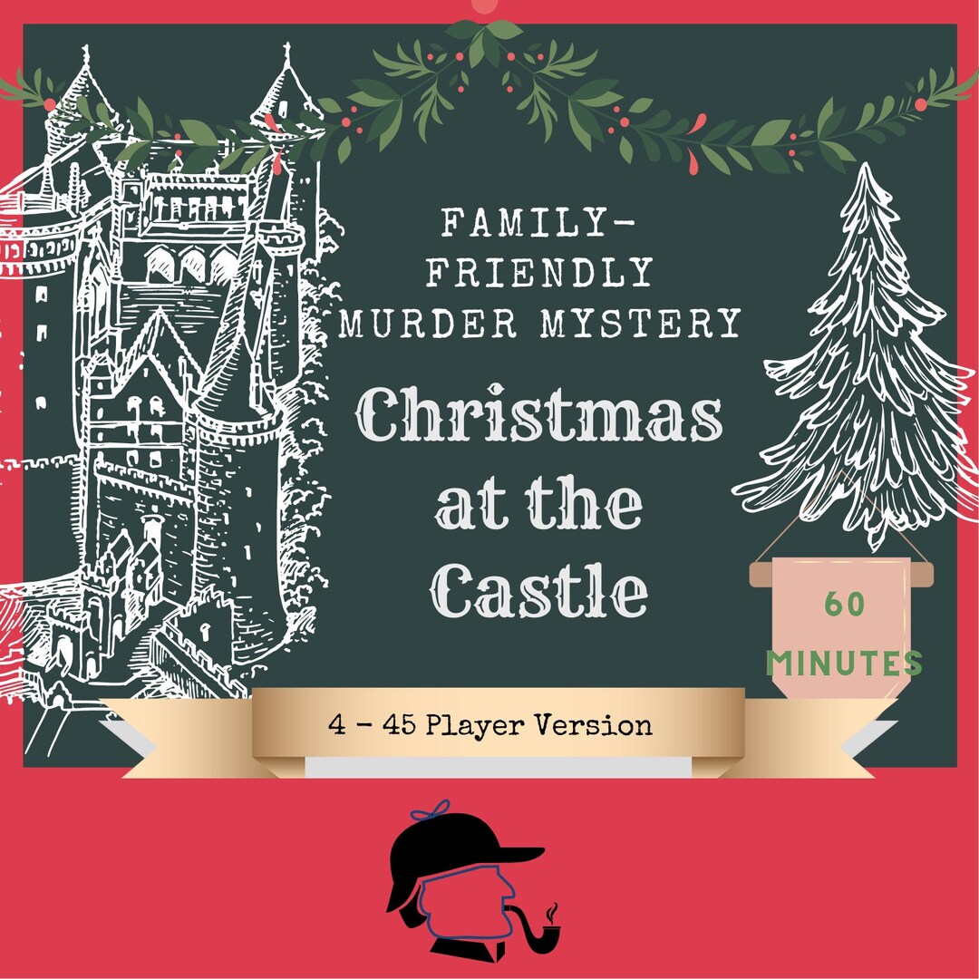 Christmas Murder Mystery Castle Game 4 45 Player// Printable Murder ...