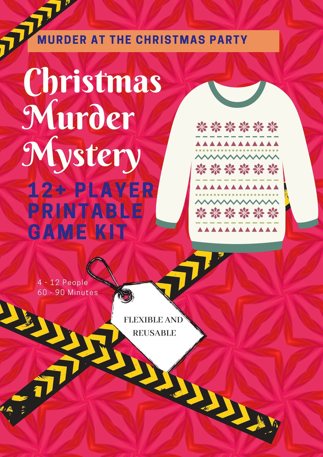 Murder at the Christmas Party // Christmas Jumper Murder Mystery ...