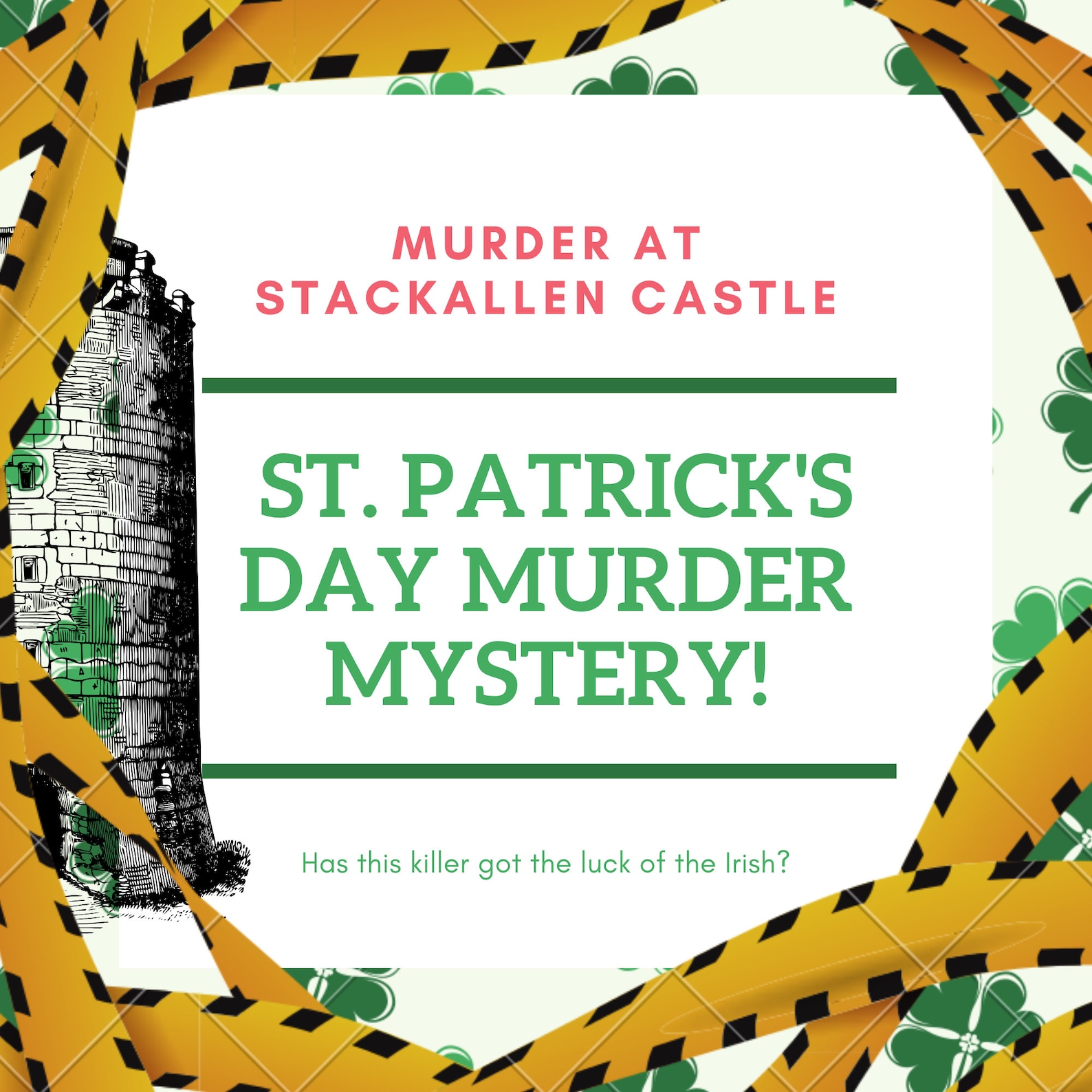 Irish Murder Mystery // St Patrick's Day Party Game // St Paddys Day ...
