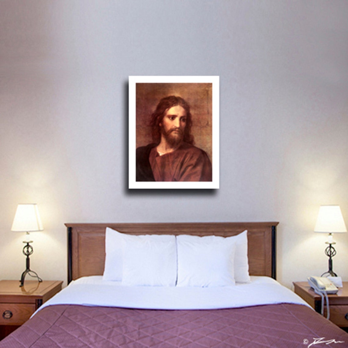 Heinrich Hofmann christ at Thirty-three Framed - Etsy