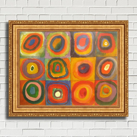 Squares With Concentric Circles By Wassily Kandinsky Inka