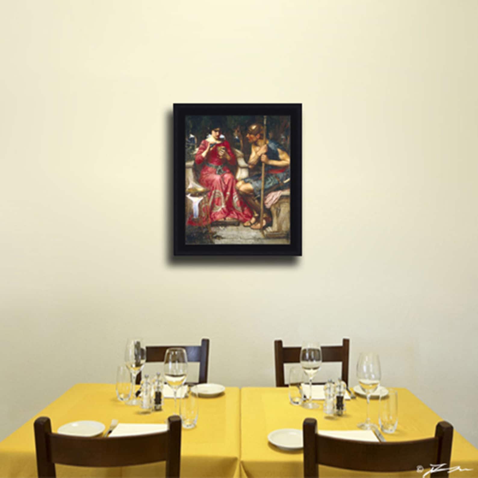 John William Waterhouse "jason and Medea" Framed Giclee Canvas Art ...