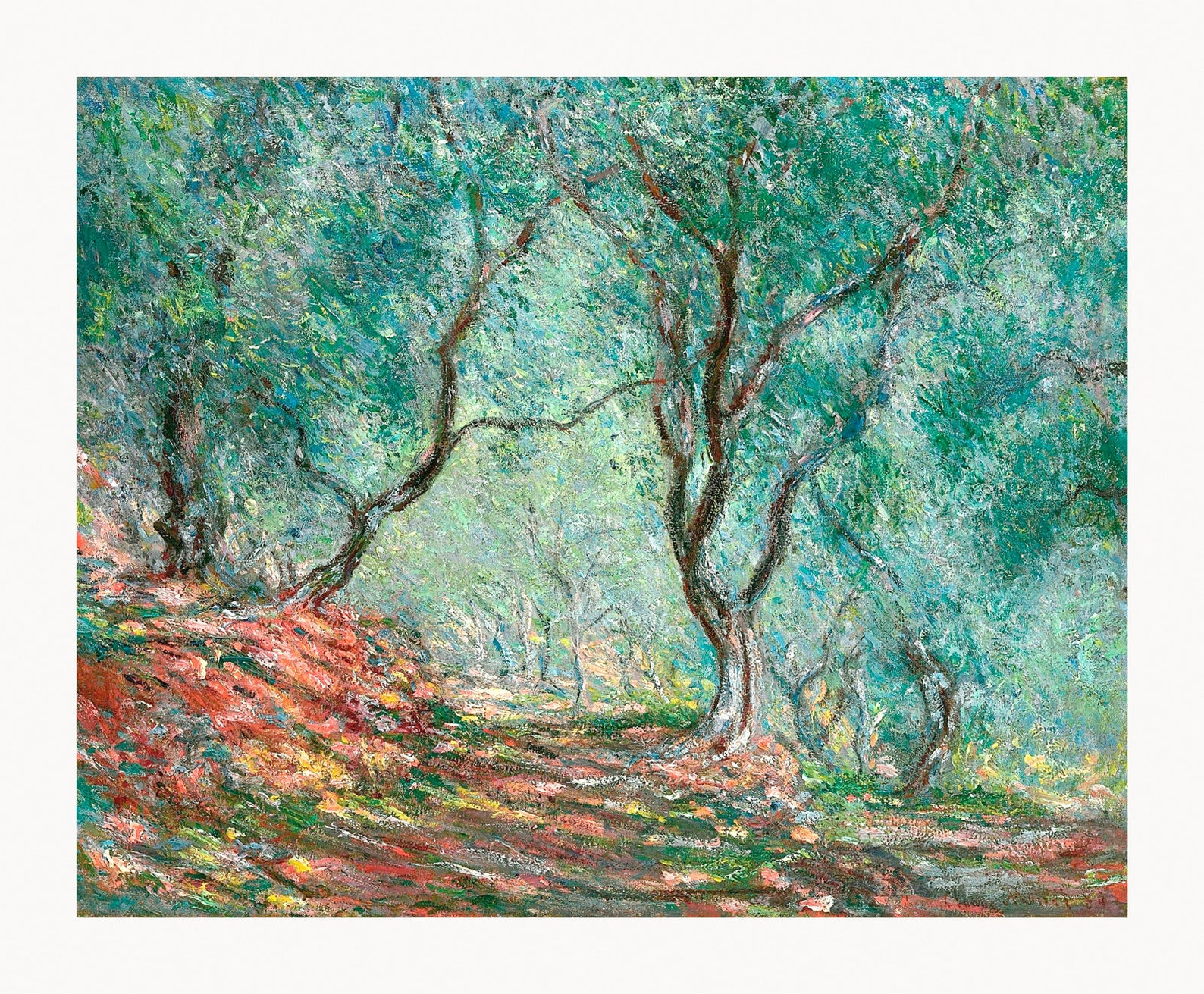 Claude Monet Olive Tree Giclee Canvas Print: Impressionist Landscape ...