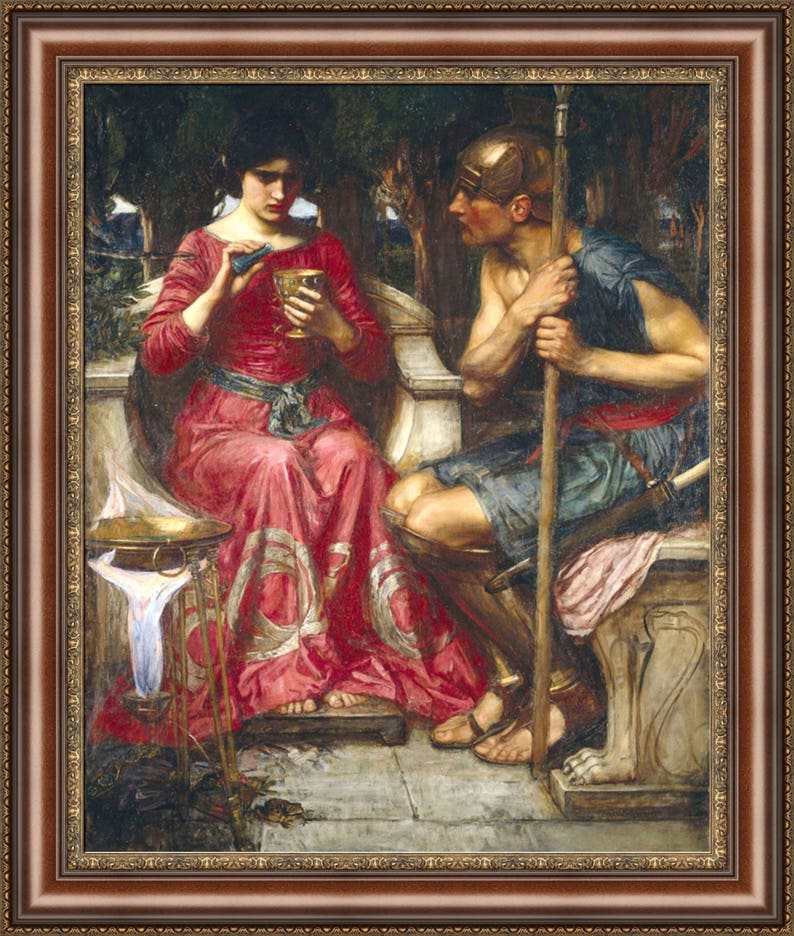 John William Waterhouse jason and Medea Framed - Etsy