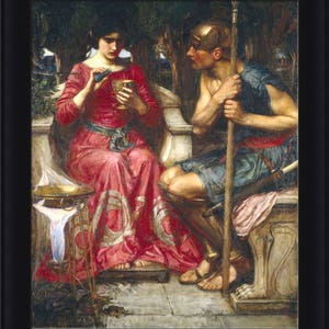 John William Waterhouse "jason and Medea" Framed Canvas Giclee Print ...