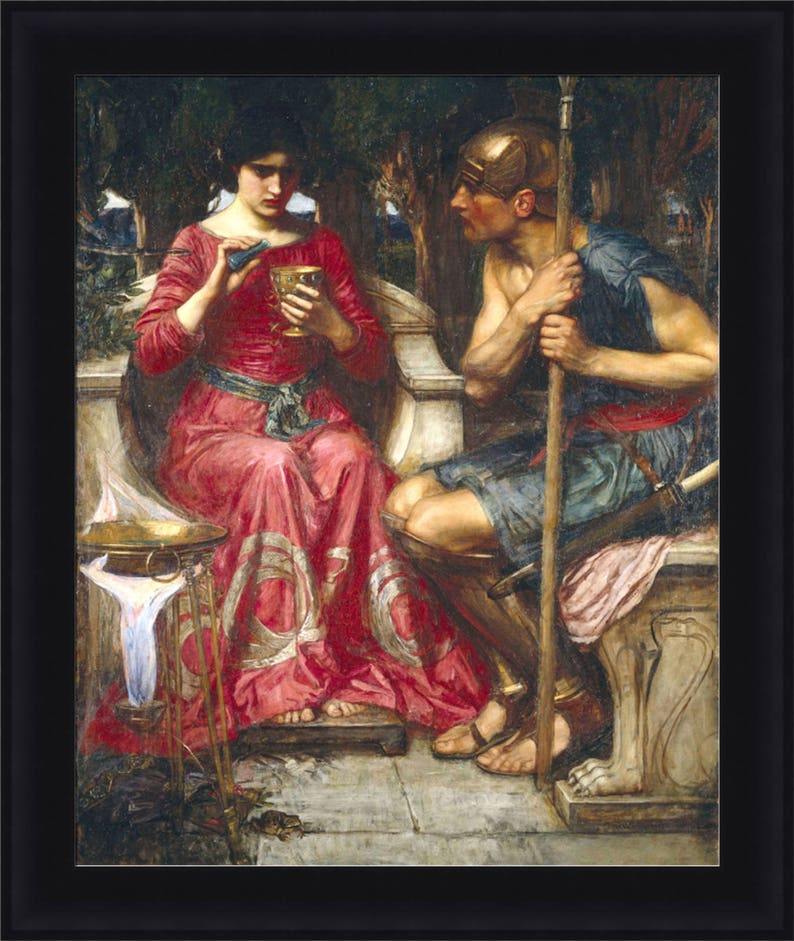 John William Waterhouse jason and Medea Framed - Etsy