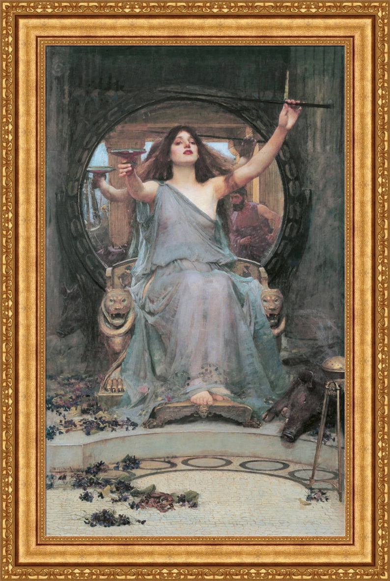 John William Waterhouse circe Offering the Cup to | Etsy