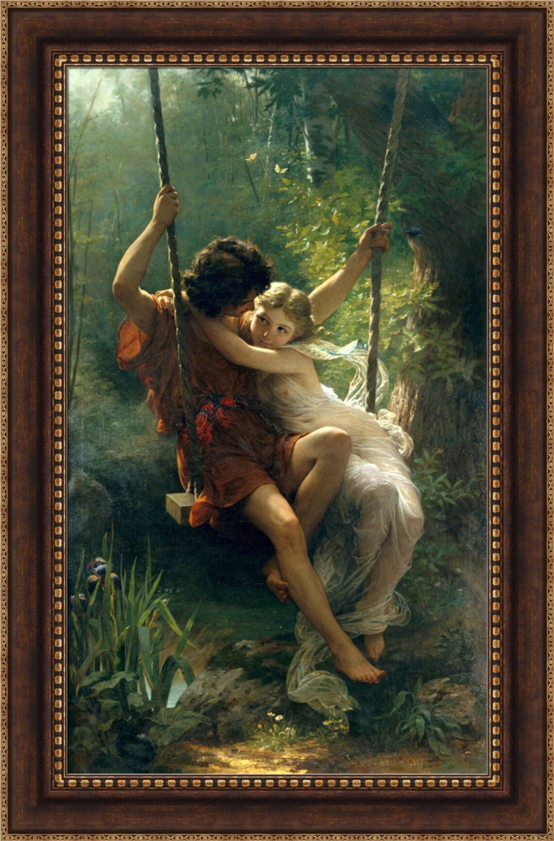 Pierre Auguste Cot spring Time Framed Canvas - Etsy