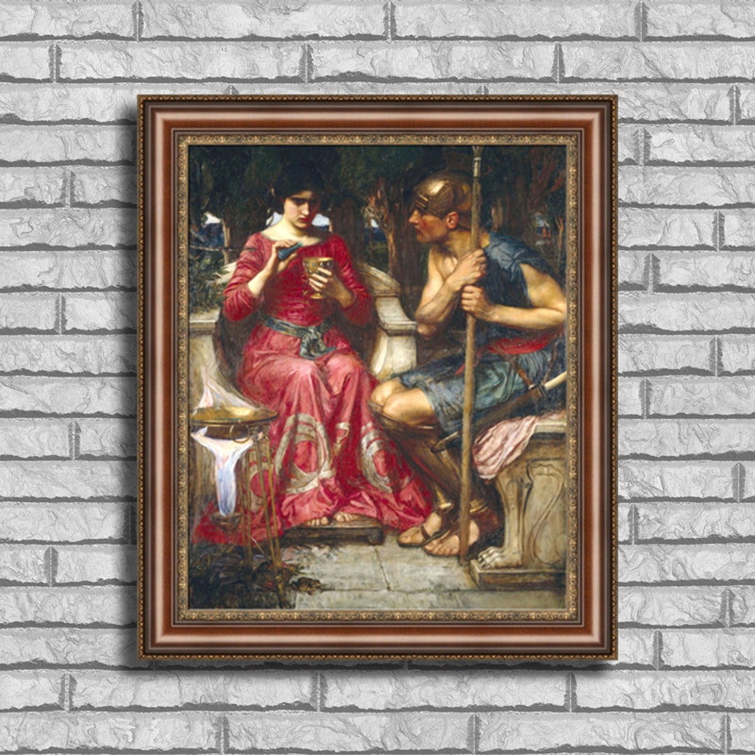 John William Waterhouse "jason and Medea" Giclee Canvas Print - Brown ...